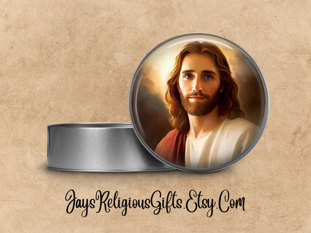 2" Jesus Christ Rosary Box - Catholic Patron Saint Pill Box Case for ...