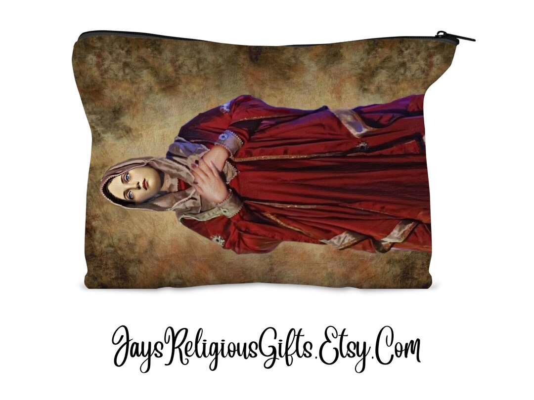 Our Lady of Comfort Rosary Pouch - Custom Zippered Case for Her ...