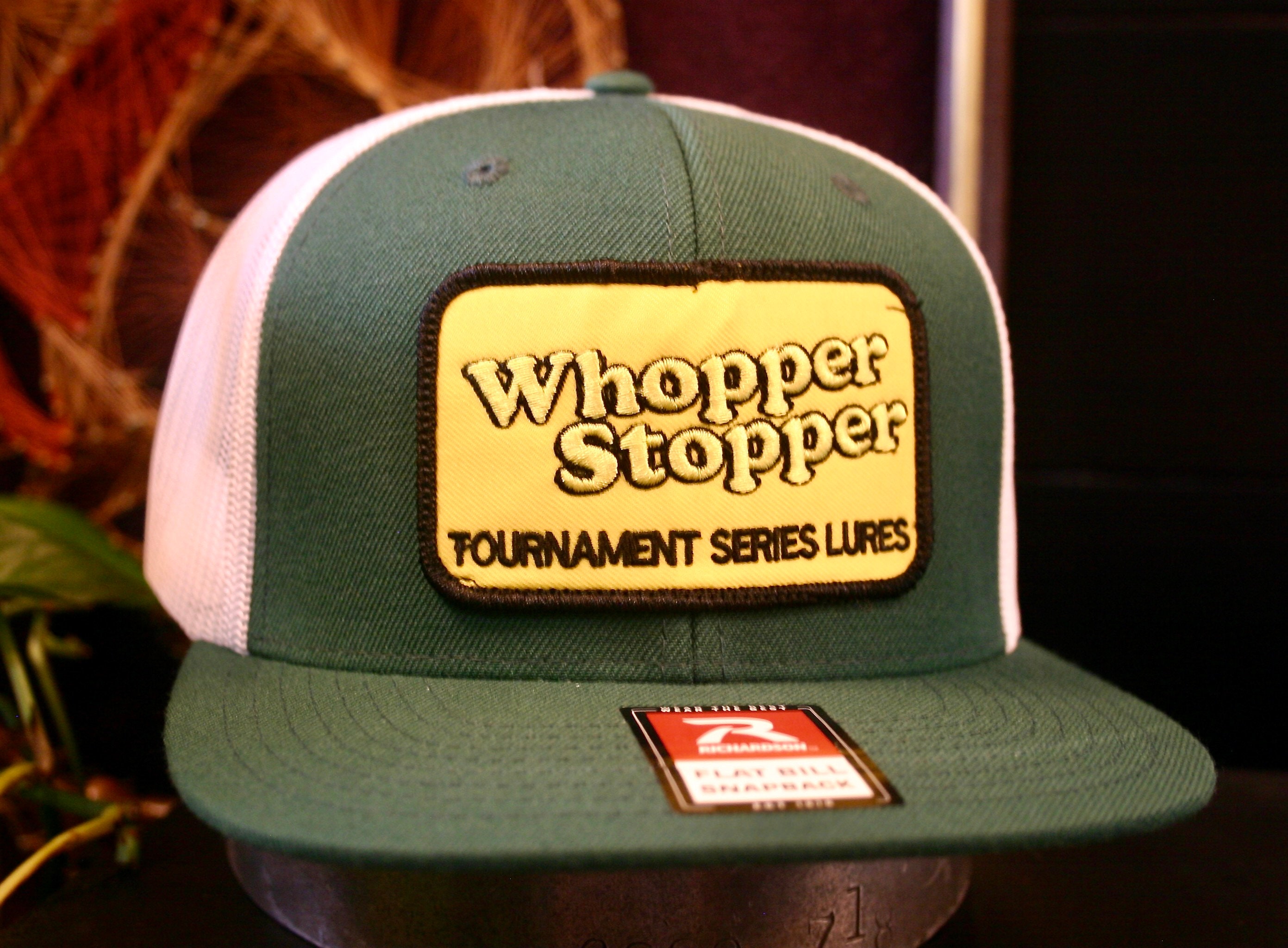Vintage Whopper Stopper Patch Trucker Hat One of a Kind Richardson 511 ...
