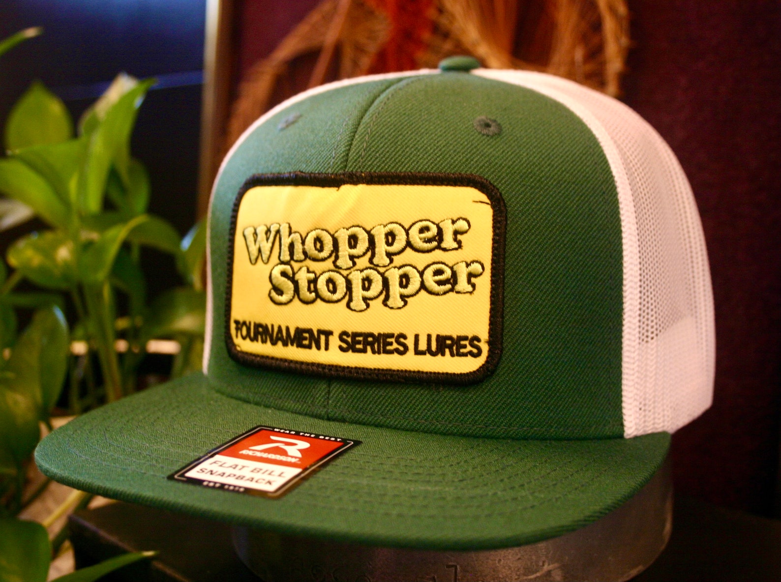 Vintage Whopper Stopper Patch Trucker Hat One of a Kind Richardson 511 ...