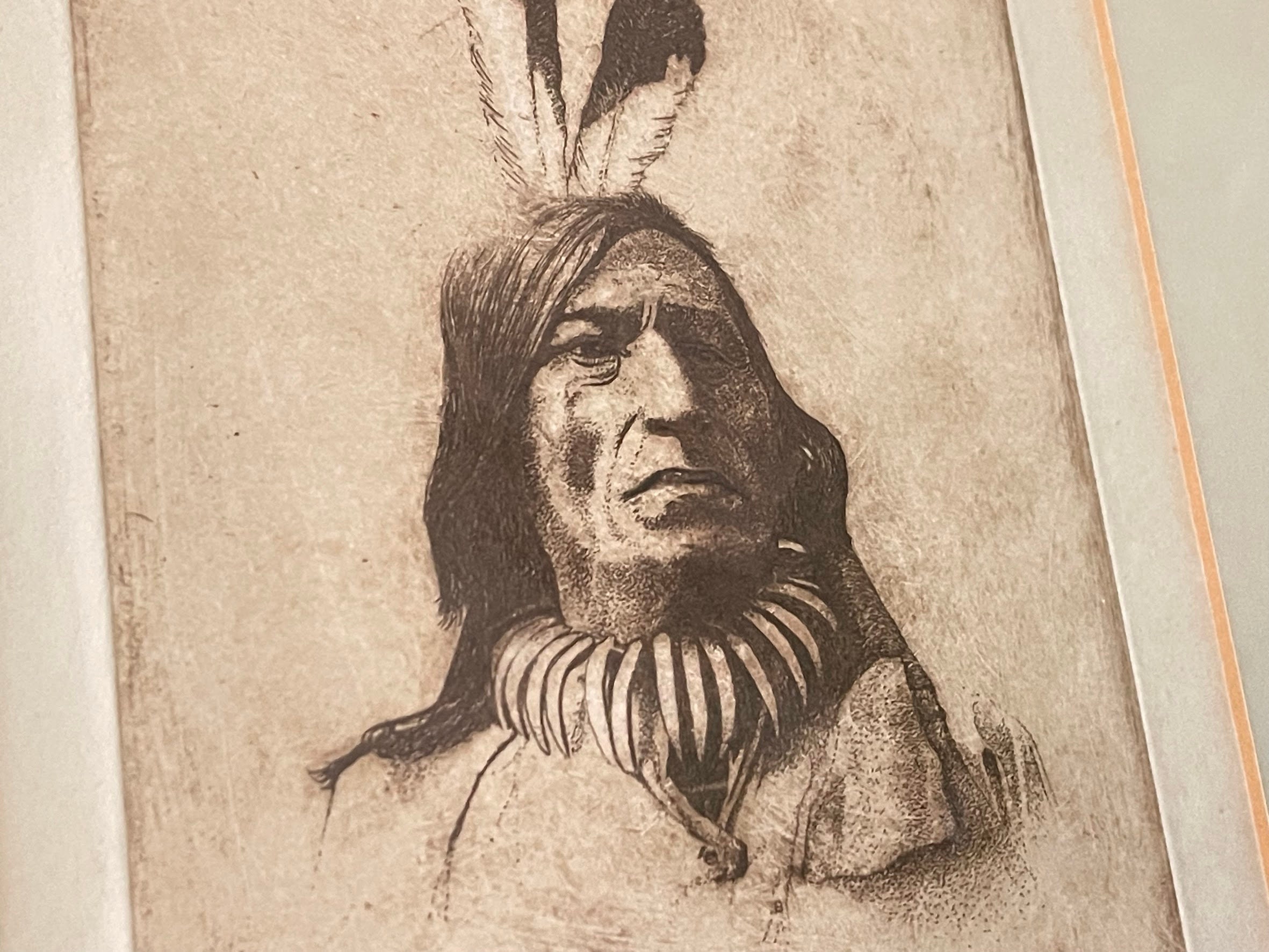 Vintage Tatanka Witko Numbered Print by Artist James Bailey - Etsy