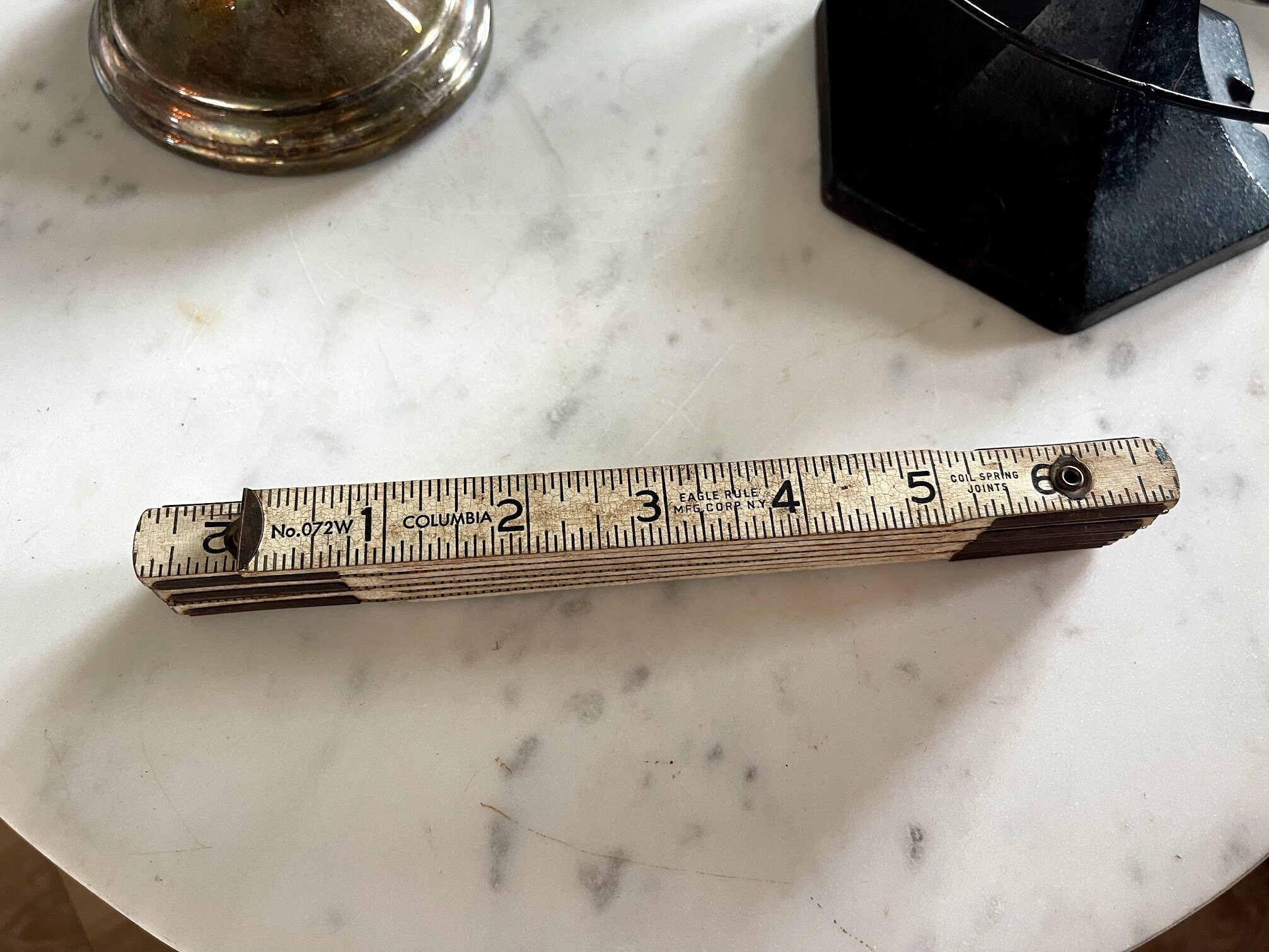 Vintage Carpenters Folding Ruler- Eagle Rule Mfg. Corp NY - Etsy