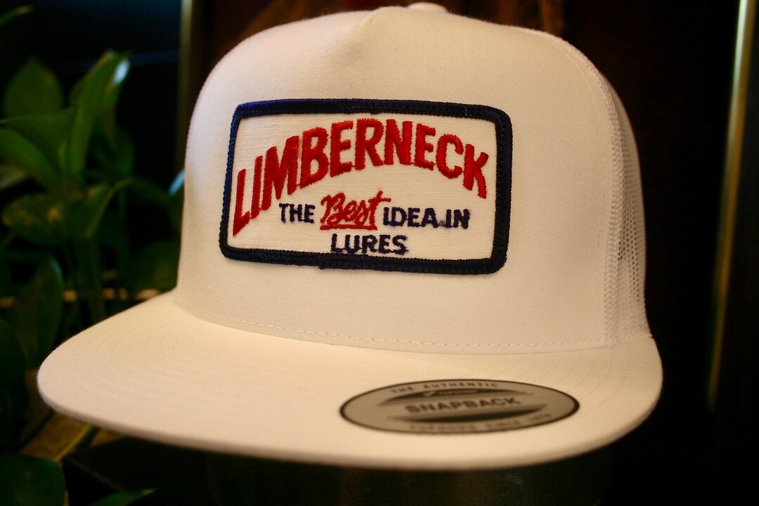 Vintage Limberneck Patch Trucker Hat One of a Kind Yupoong Classic 6006 ...