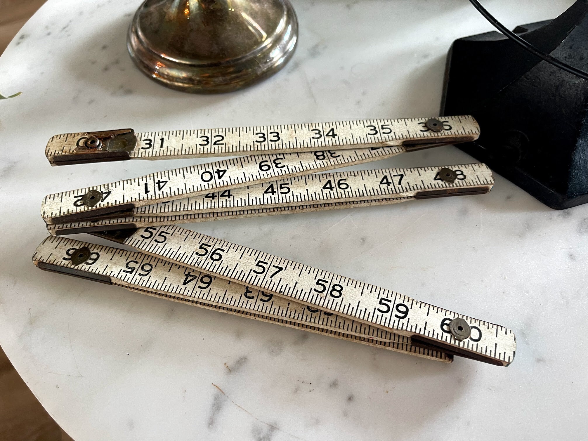 Vintage Carpenters Folding Ruler- Eagle Rule Mfg. Corp NY - Etsy