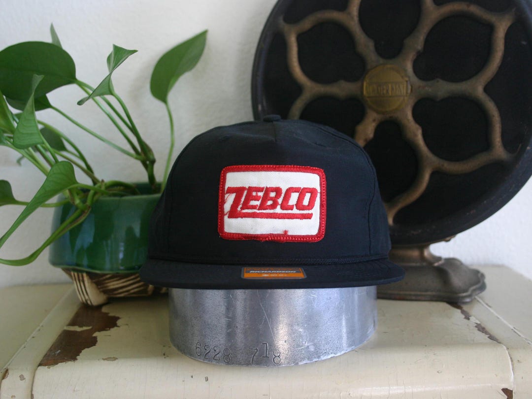 Vintage Zebco Trucker Hat One of a Kind Richardson 256 Umpqua Trucker W ...