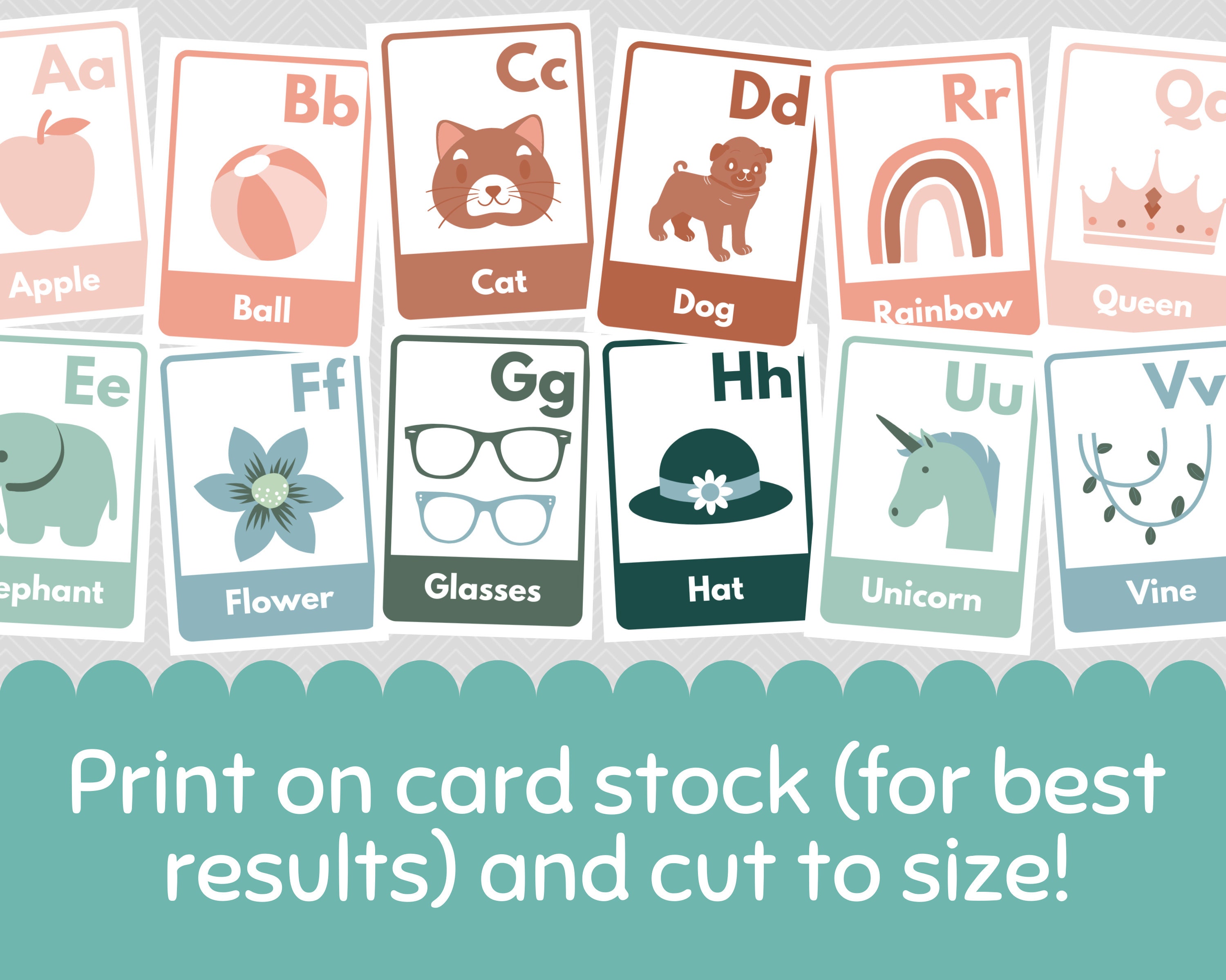 Tarjetas del alfabeto imprimibles, Tarjetas flash ABC, Herramienta de ...