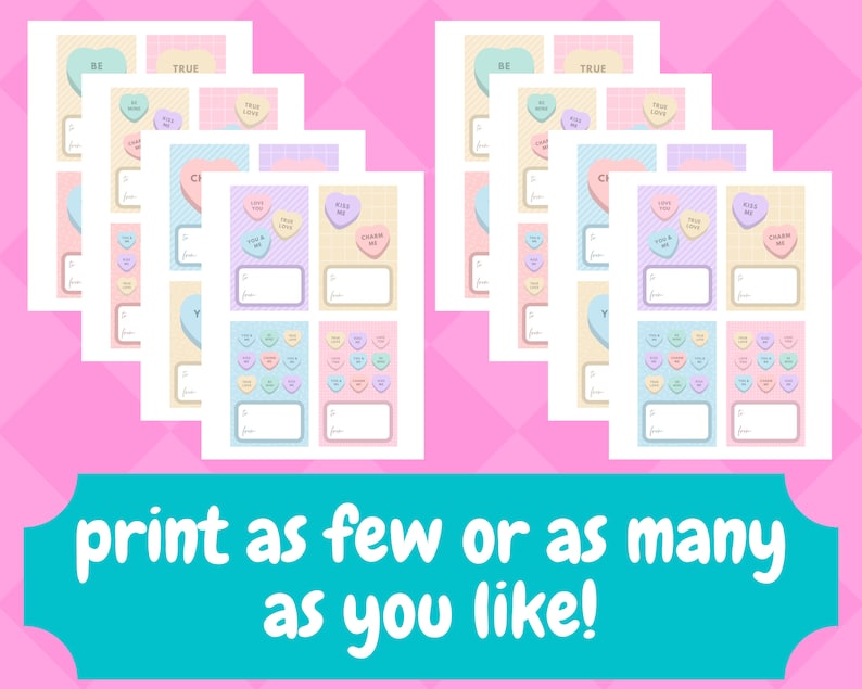 Printable Valentine's Cards, Kids Valentine's, Classroom Valentine ...