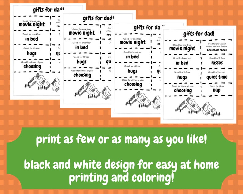 Father's Day Printable Activities, Father’s Day Gift, Father’s Day Card ...