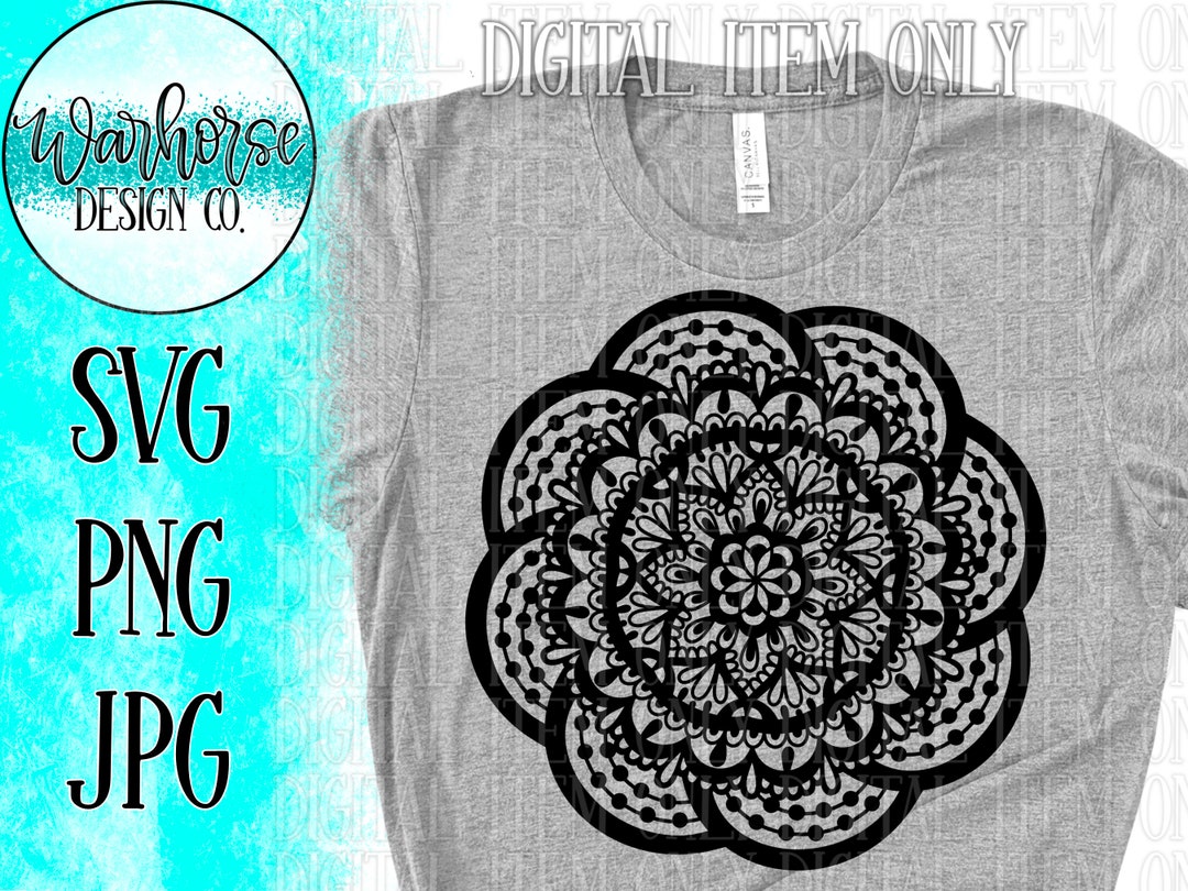 Mandala SVG, Cutting File for Cricut, SVG Files, Mandala Cut Files ...