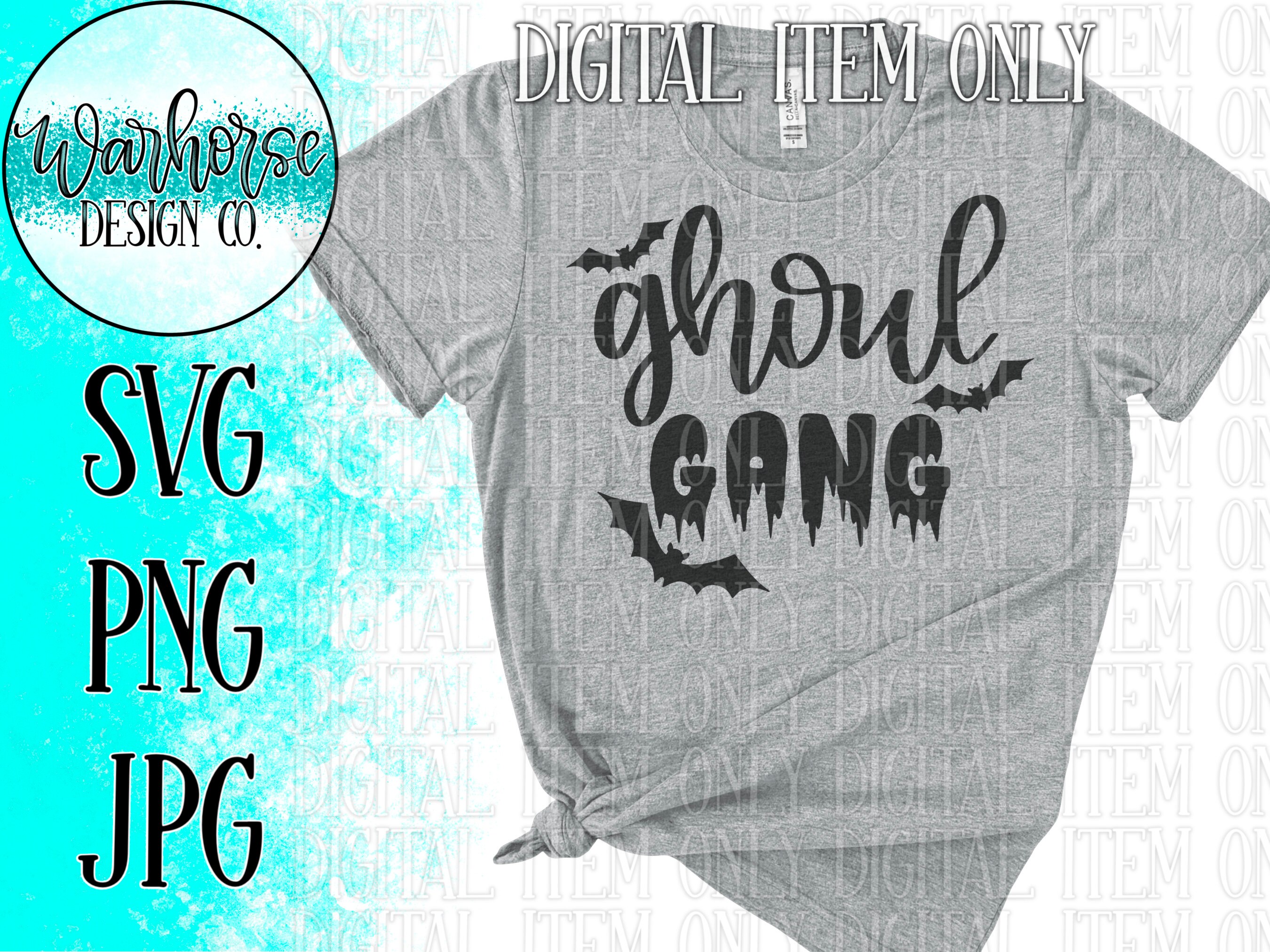 Ghoul Gang SVG Halloween SVG Files Spooky Cut Files Cut - Etsy