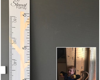 Personalised Wooden Birth Ruler Chart Custom Made in Australia | Etsy ...