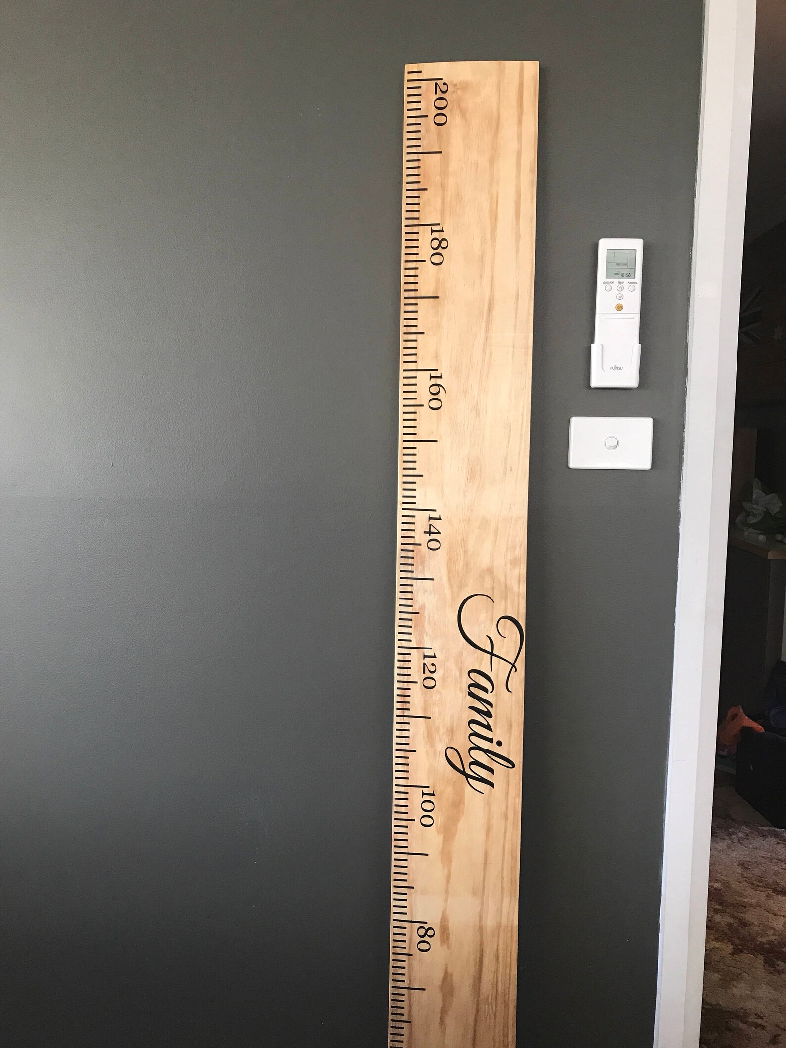 DIY Ruler Growth Chart Custom Personalised Vinyl Decal Kit | Etsy