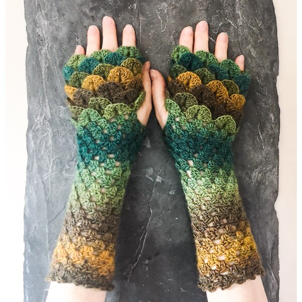 Dragon Scale Gloves - Etsy