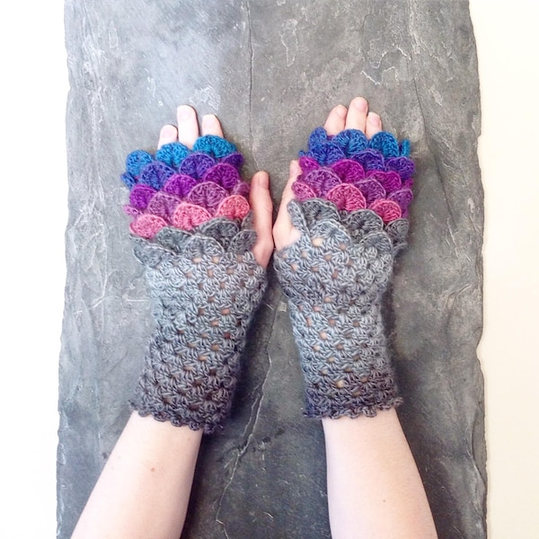 Dragon Scale Gloves - Etsy