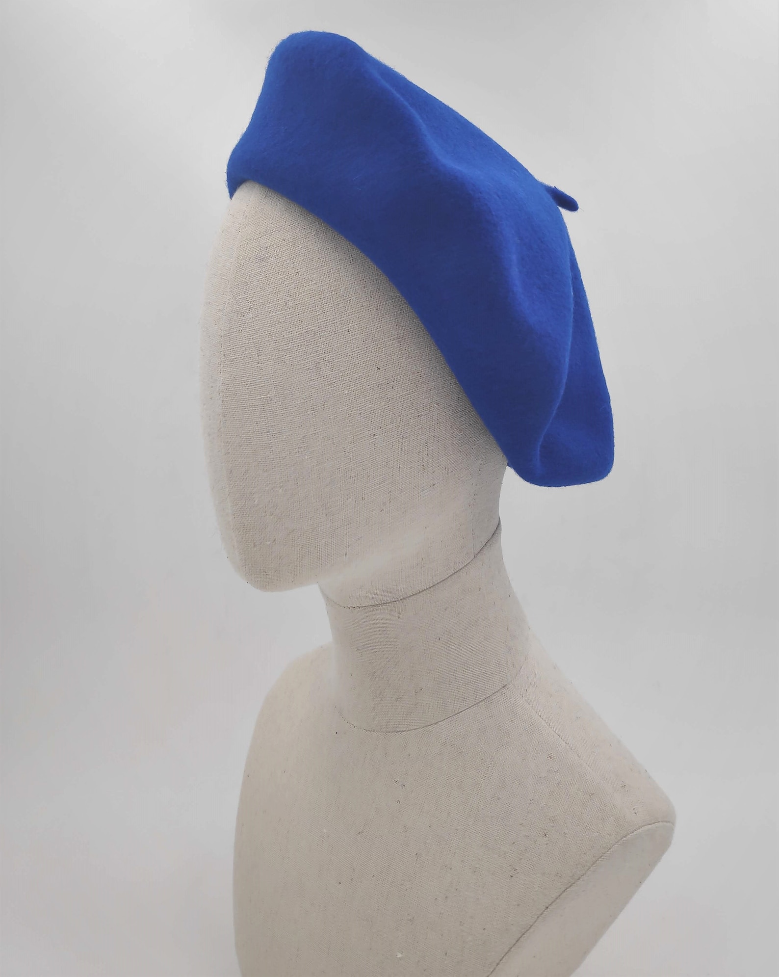 Blue French Beret Woman Wool Hat Winter Hat for Women - Etsy