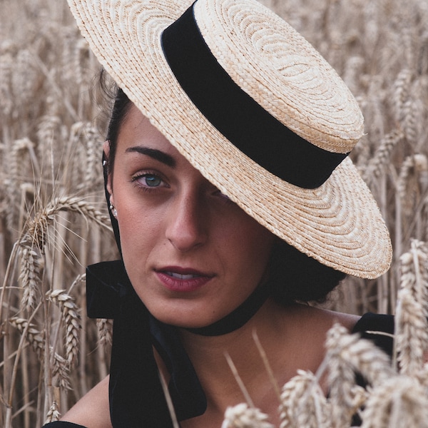 Boater Hat - Etsy