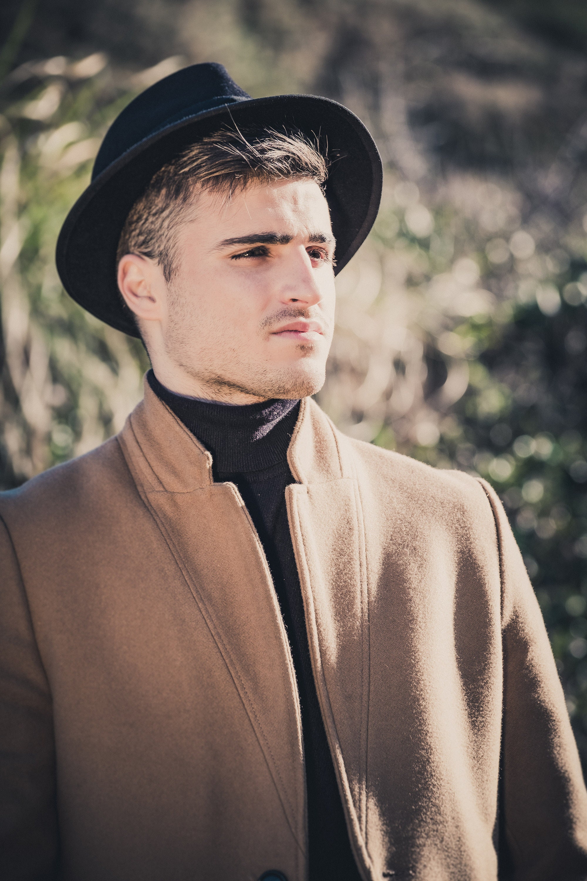 Black Fur Felt Hat, Men Hats, Handmade Classic Hat, Black Black Fur Felt Hat, Men Hats, Handmade Classic Hat, Black