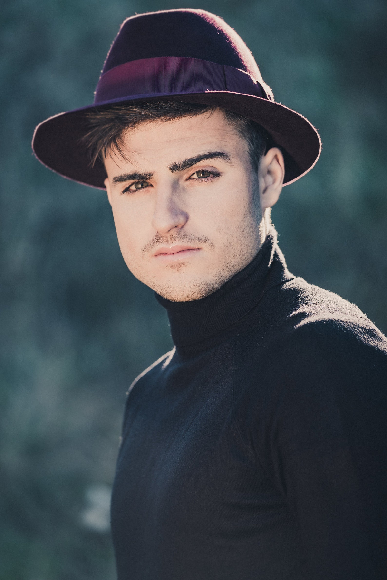 Maroon Trilby Hat Men Hats Maroon Fur Felt Hat Handmade - Etsy