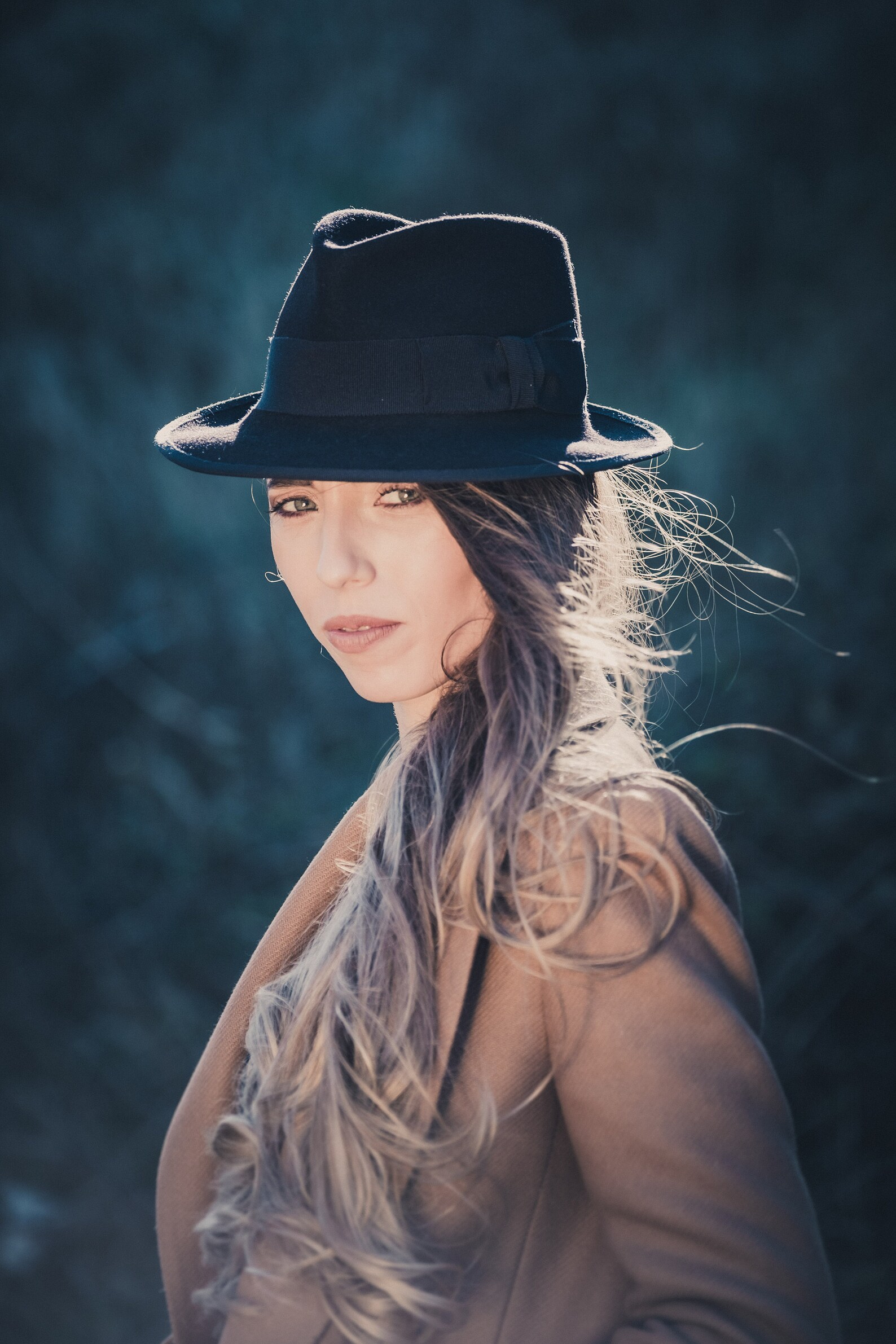 Black Trilby Hat Women Hats Black Fur Felt Hat Handmade - Etsy