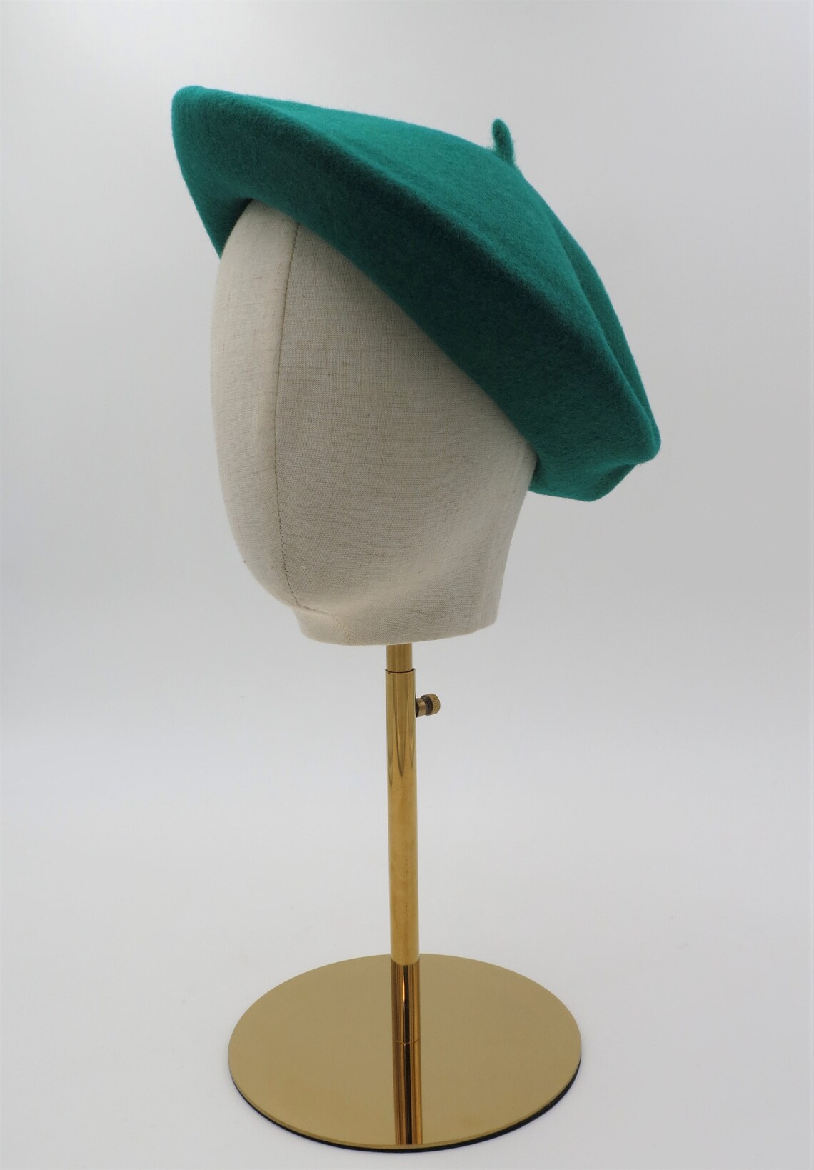 French Beret, Green Beret for Women, Wool Beret, Woman Wool Hat, Winter ...