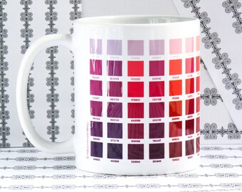 Colorful Mug Hex Codes RGB Graphic Design Gradient Color | Etsy