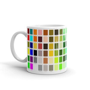 Colorful Mug, Hex Codes, RGB, Graphic Design, Gradient, Color Swatches ...