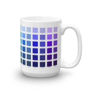 Gradient Mug, Cool Colors, Hex Codes, RGB, Graphic Design, Color ...