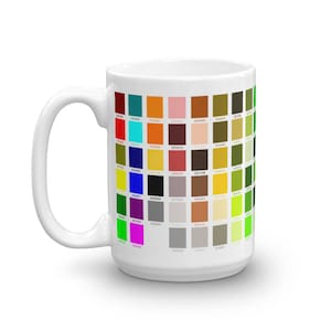 Colorful Mug, Hex Codes, RGB, Graphic Design, Gradient, Color Swatches ...