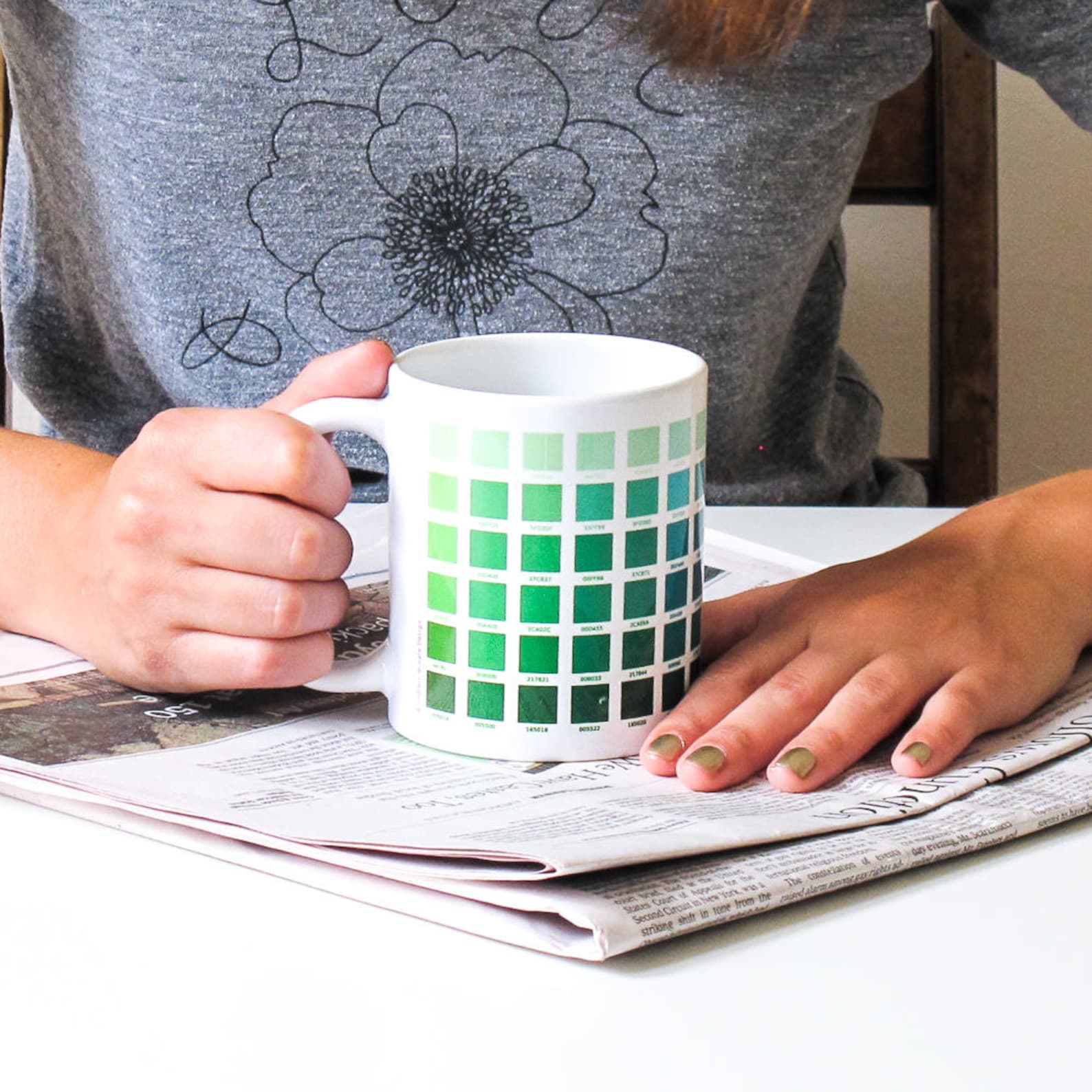 Gradient Mug Cool Colors Hex Codes RGB Graphic Design - Etsy