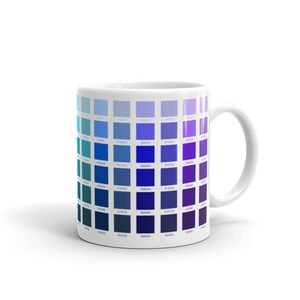 Gradient Mug, Cool Colors, Hex Codes, RGB, Graphic Design, Color ...