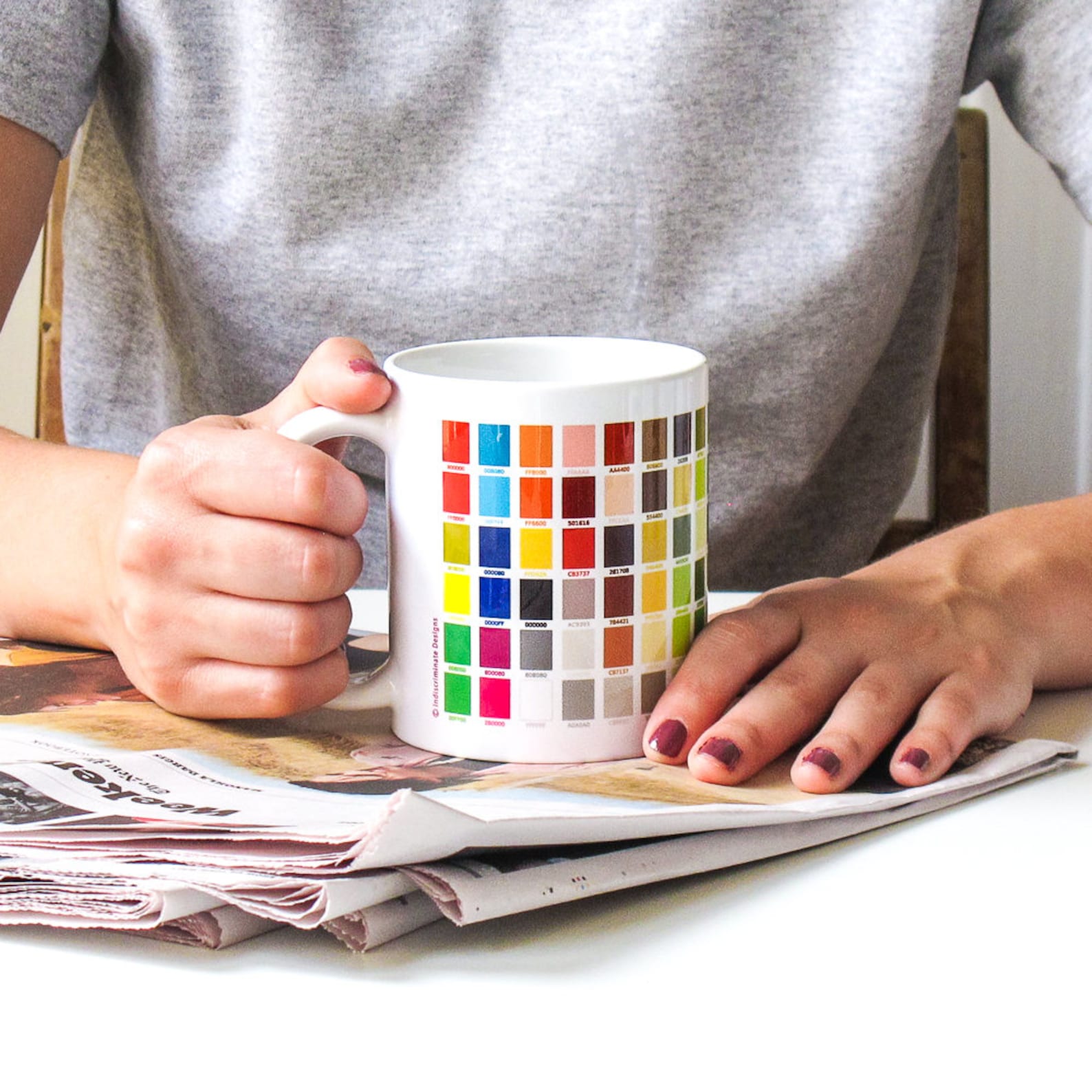Colorful Mug Hex Codes RGB Graphic Design Gradient Color - Etsy