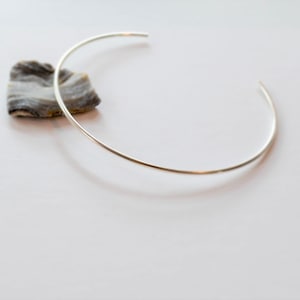 Solid Sterling Silver Neck Cuff, Sterling Silver Neck Collar, Eternity ...