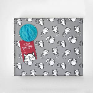Crazy Cat Lady Gift Wrap CATS Wrapping Paper Sheet Funny | Etsy