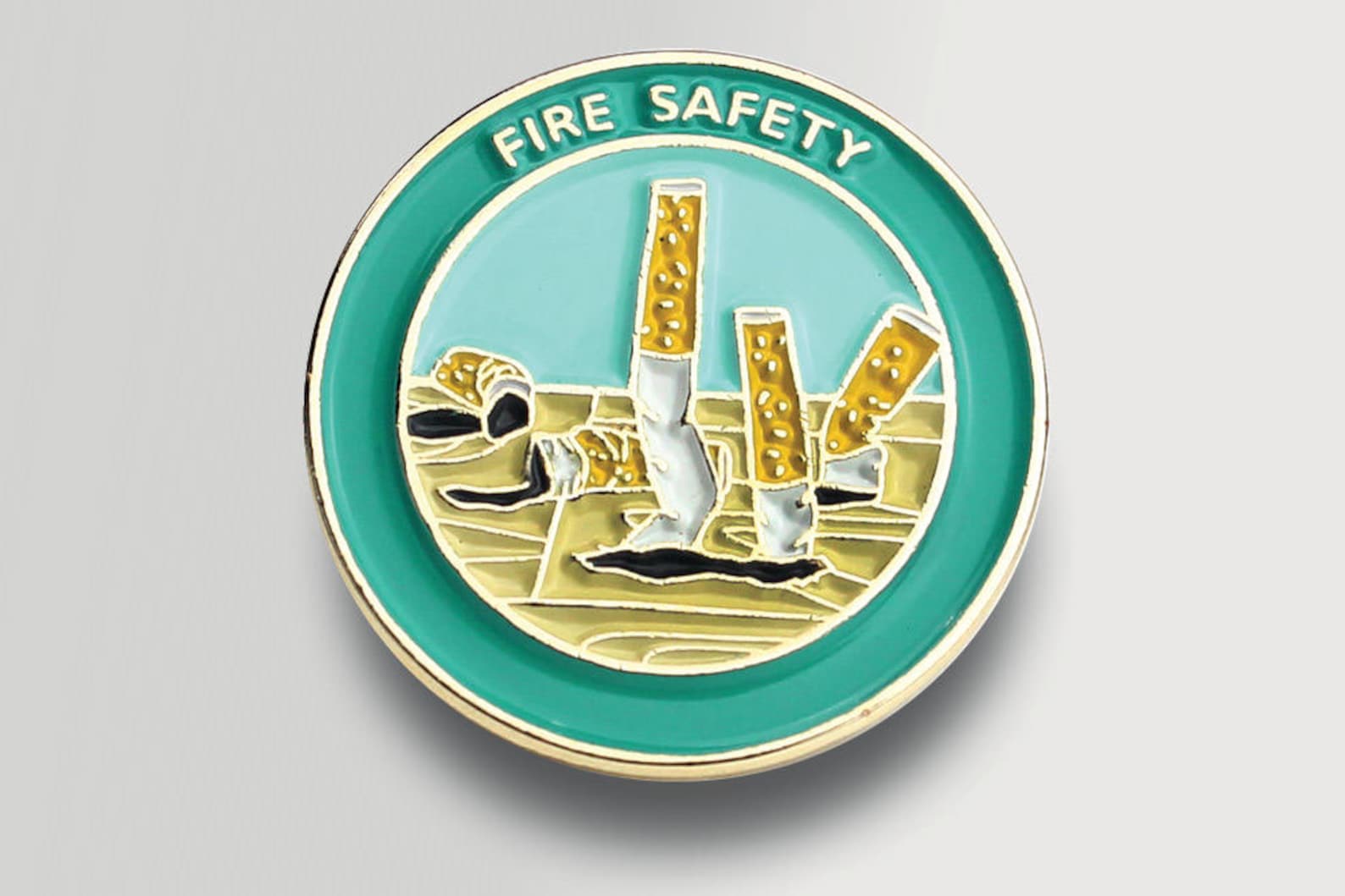 Fire Safety Enamel Pin Undervalued Achievement Pin Funny - Etsy