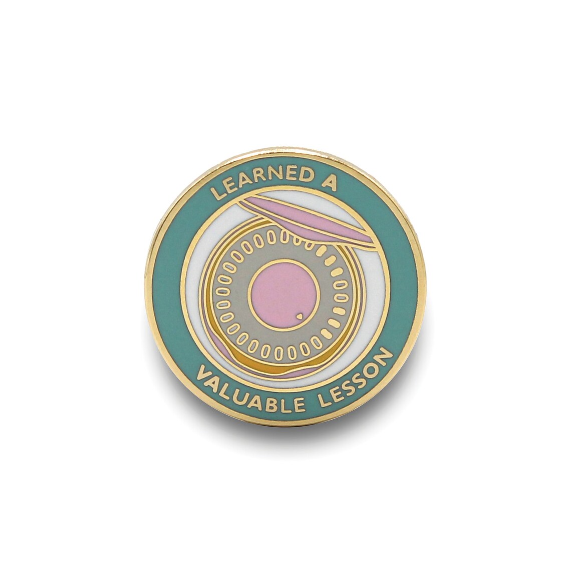 Learned a Valuable Lesson Enamel Pin - Feminist Gift - Funny Enamel Pin ...