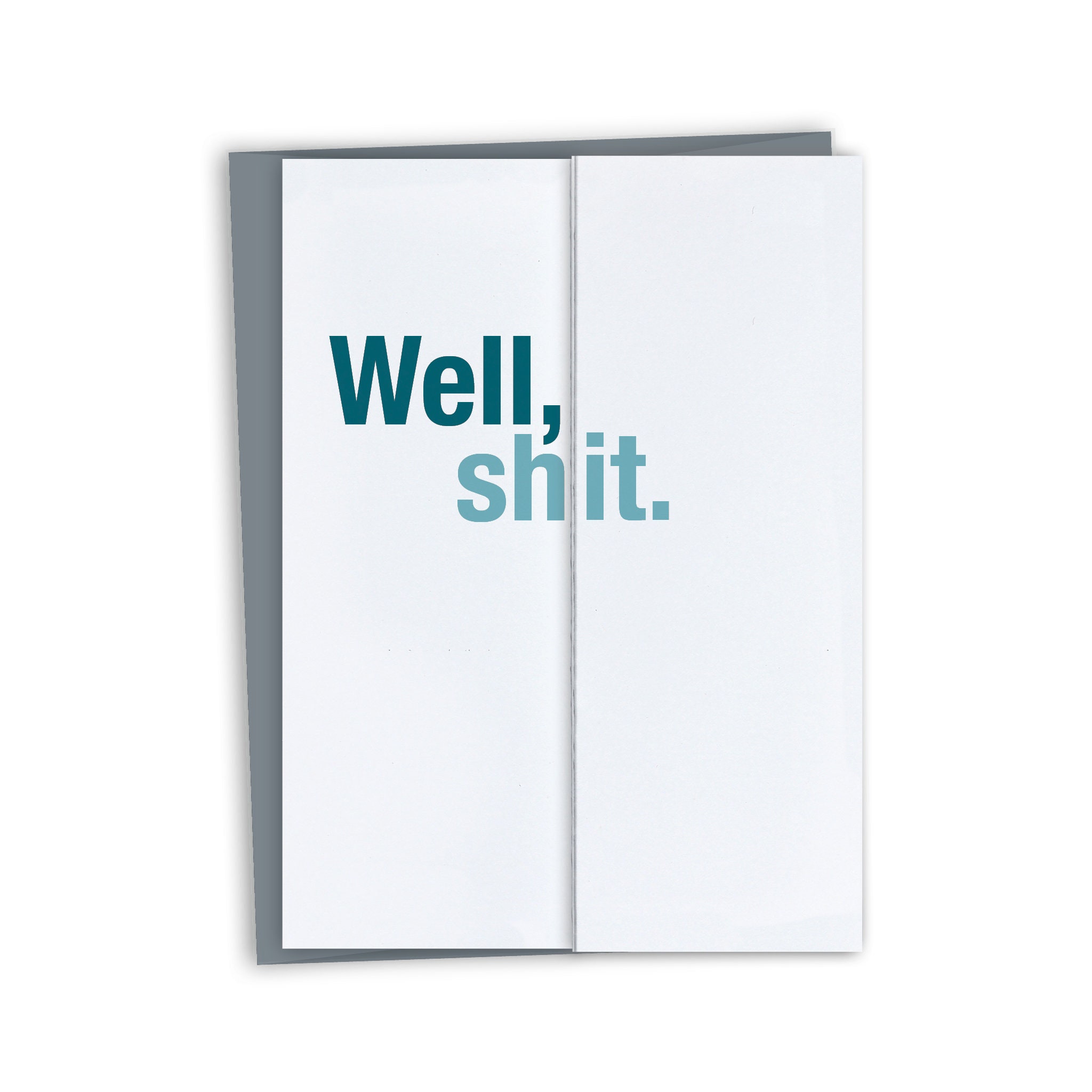 Well Shit Funny Sympathy Card Funny Sorry Card - Etsy