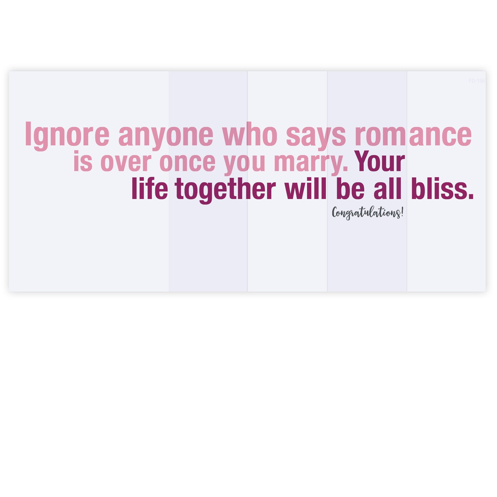 Unique Wedding Card Bliss / Congratulations Card / Wedding - Etsy