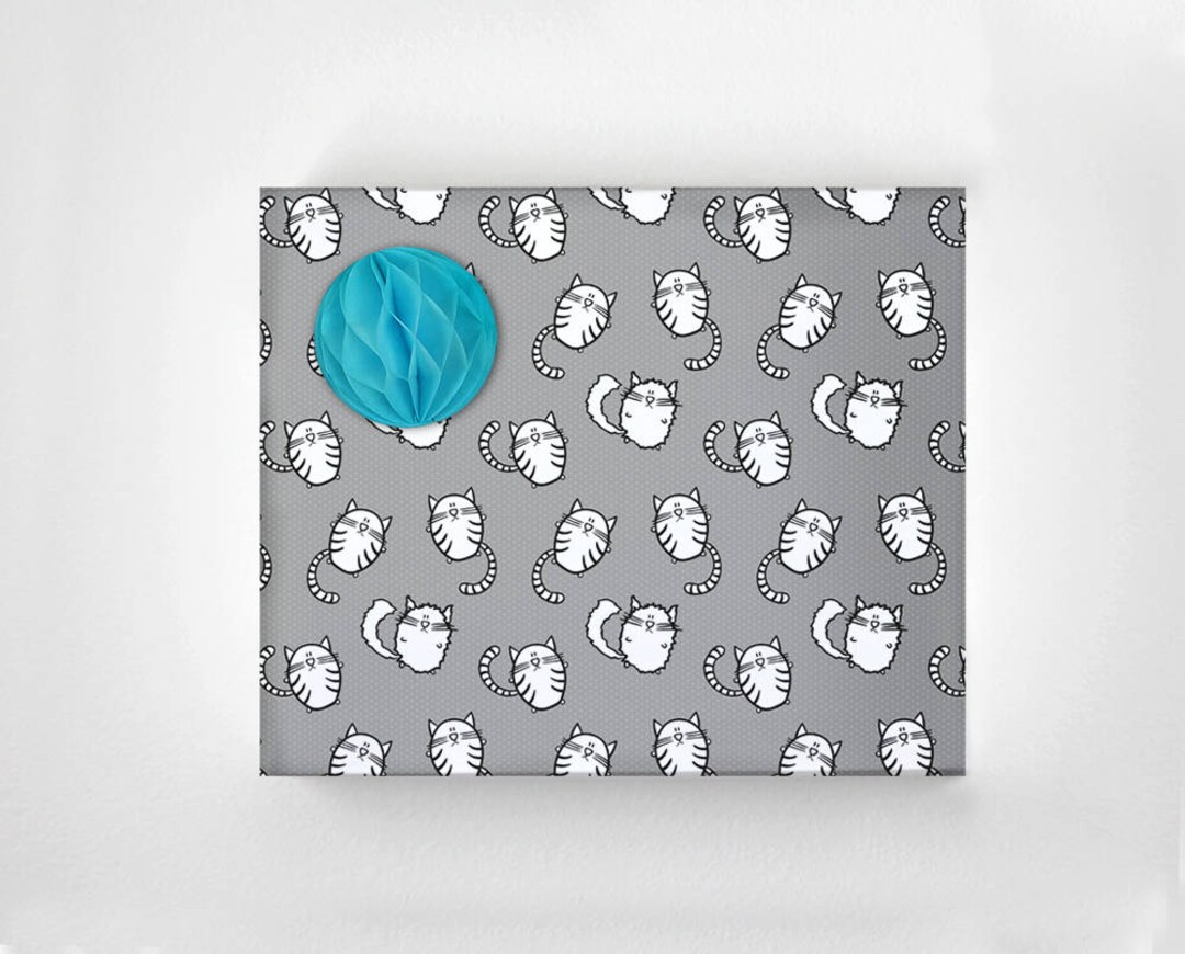 Crazy Cat Lady Gift Wrap CATS Wrapping Paper Sheet Funny Gift Wrap Cat ...