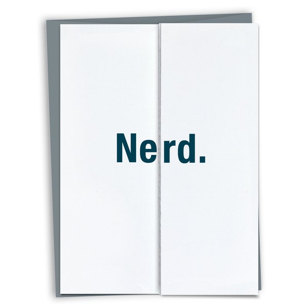 Nerd Card - Etsy
