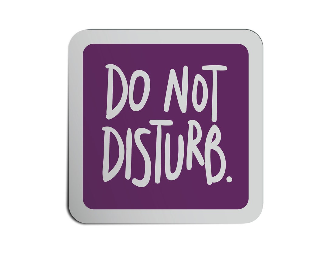 STICKER - Do Not Disturb Funny Vinyl 3" Sticker - Waterproof - Die-cut ...