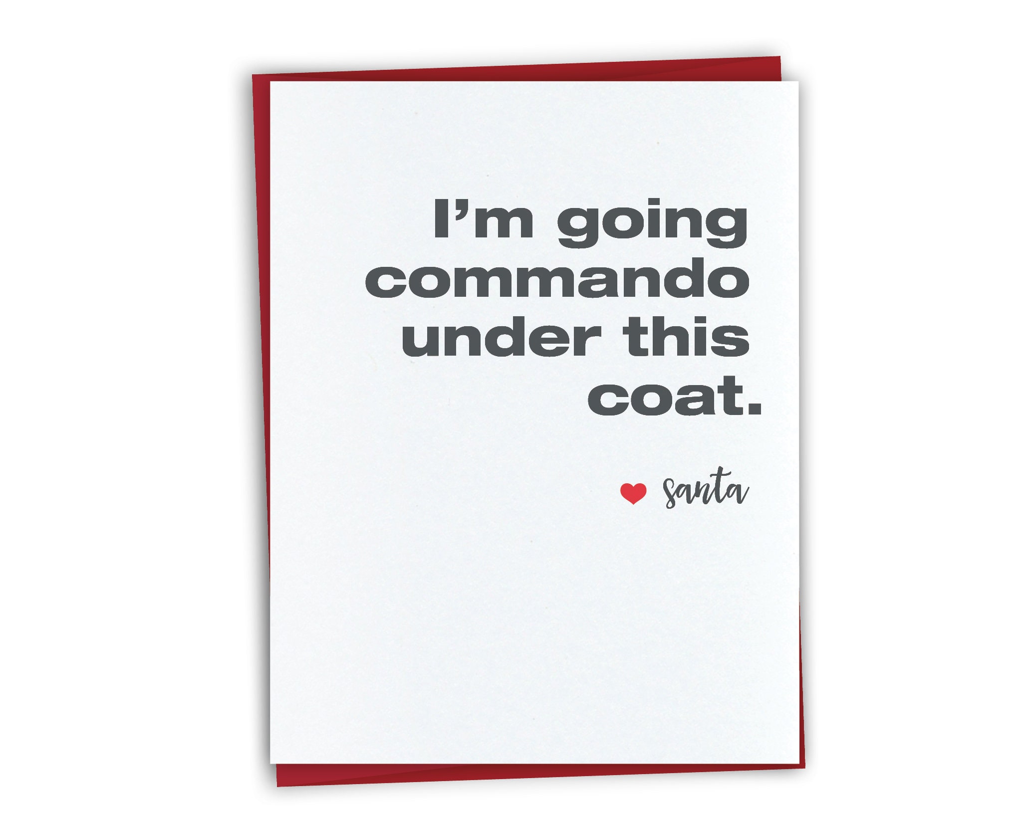 I'm going commando under this coat. A creepy note from | Etsy