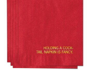 Funny Cocktail Napkins | Etsy