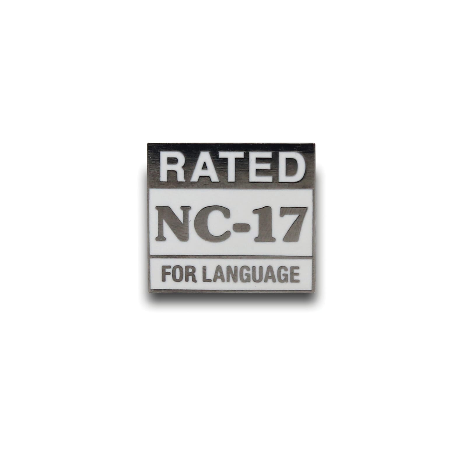 Rated NC-17 for Language Enamel Pin Funny Gift for Friend - Etsy