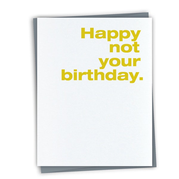 Unbirthday - Etsy