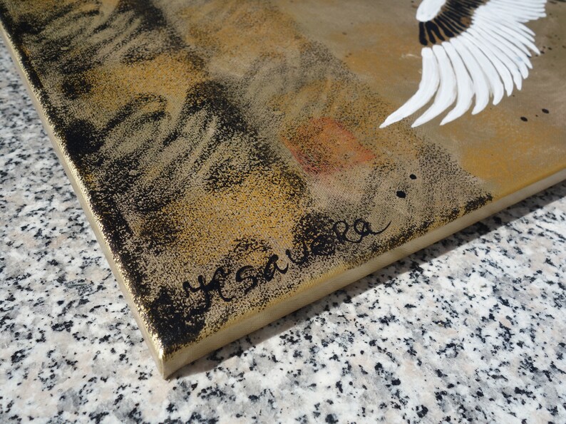 Kranich Sonne Japan Mandschurenkranich Goldene Originale - Etsy.de