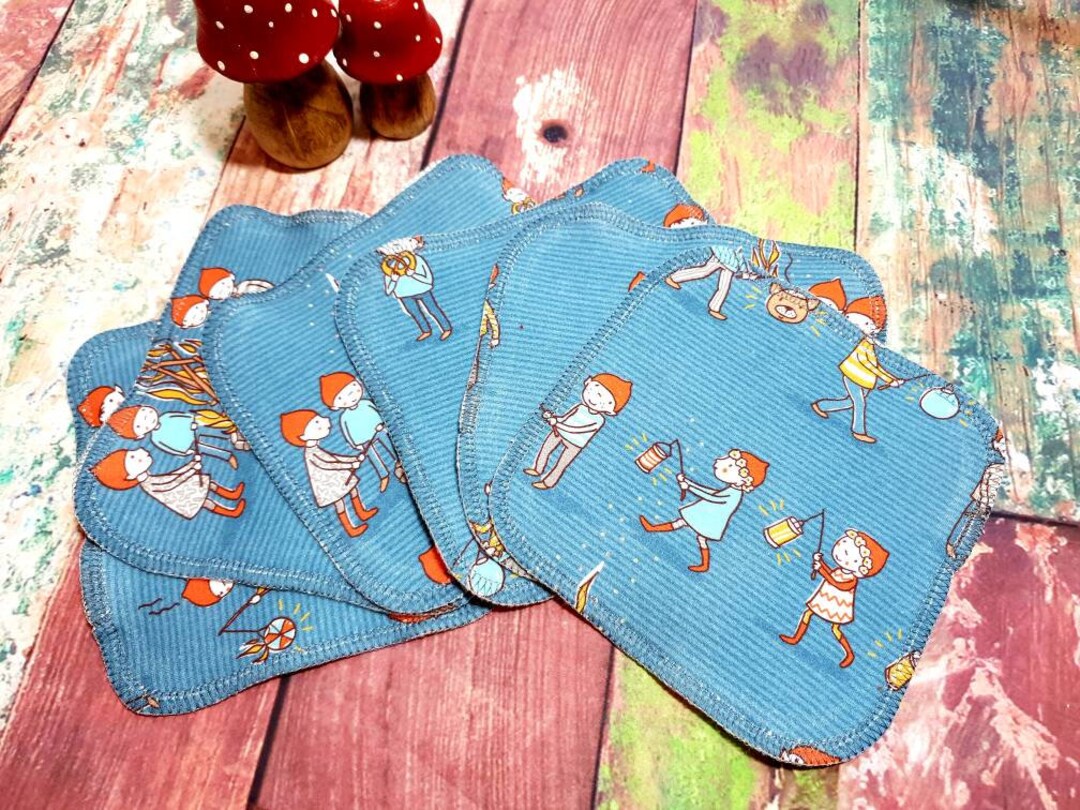Reusable Wet Wipes, Cloth Wet Wipes, Bamboo Fleece Wet Wipes, Zero ...