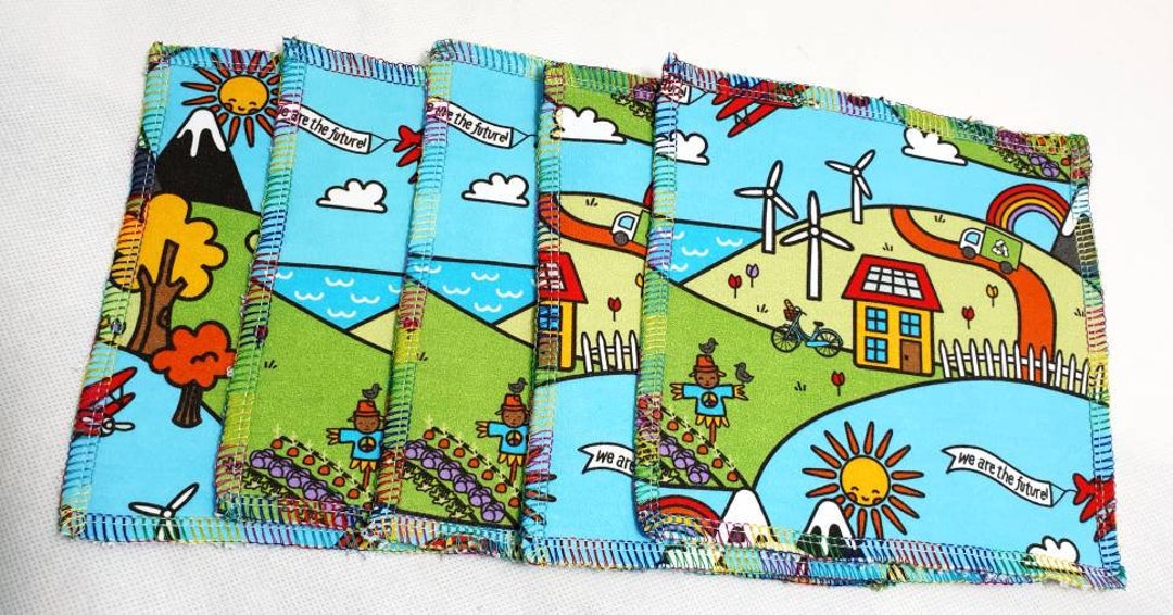 Reusable Wet Wipes, Cloth Wet Wipes, Bamboo Terry Wet Wipes, Zero Waste ...