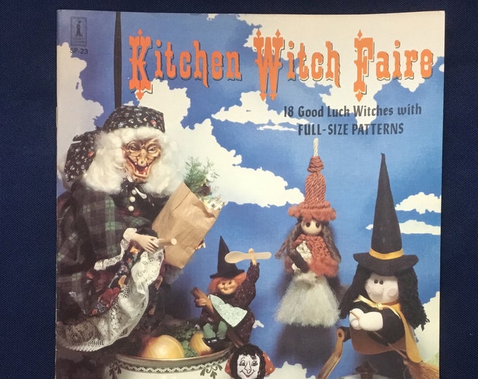 Norwegian Kitchen Witch, Retro Fun Flowered Pattern in Gray, Pink ...