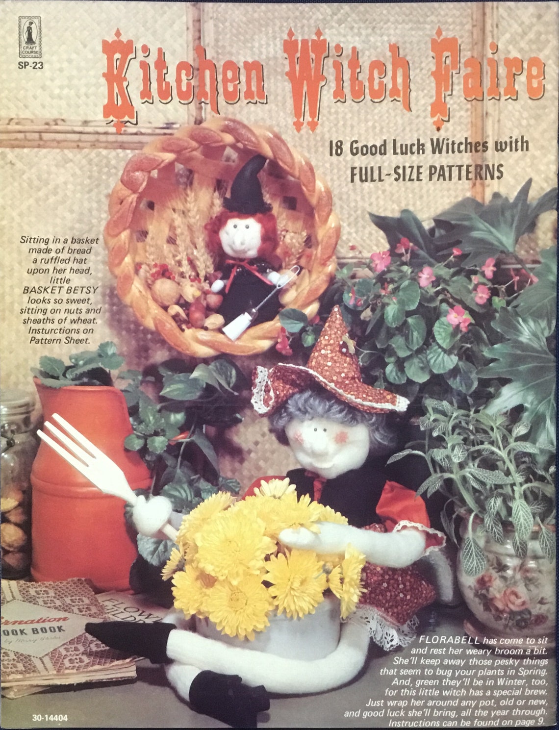 Kitchen Witch Faire Pattern Booklet for Making Good Luck Witches 18 ...