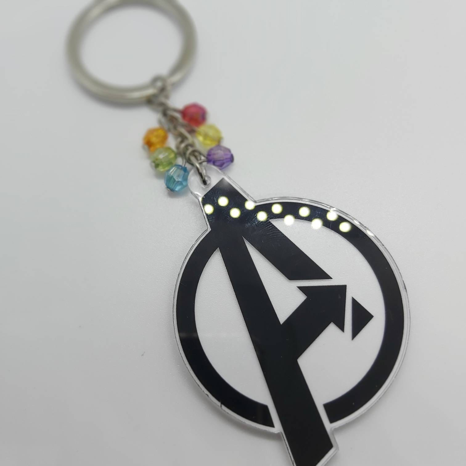 Marvel Inspired Avengers Logo Keyring Keychain Keyfob | Etsy